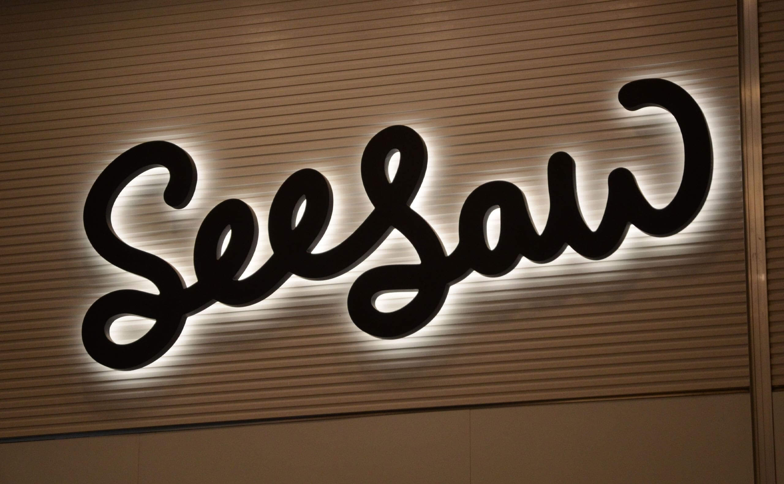 Basic Metal Halo Lit Signs | www.HaloLitSigns.com